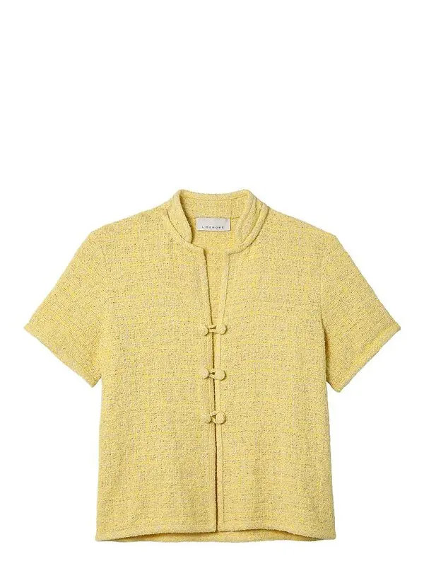 LIBEROWE Hetty Stand Collar Top - Yellow