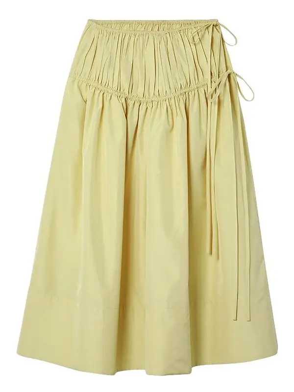 LIBEROWE Eve Side Tie Skirt - Yellow