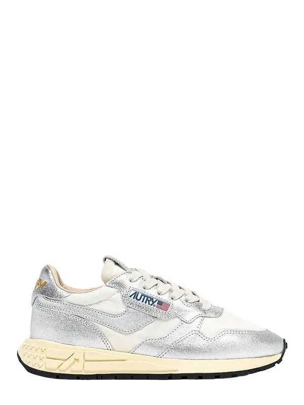 AUTRY Reelwind Low Sneakers - White/silver