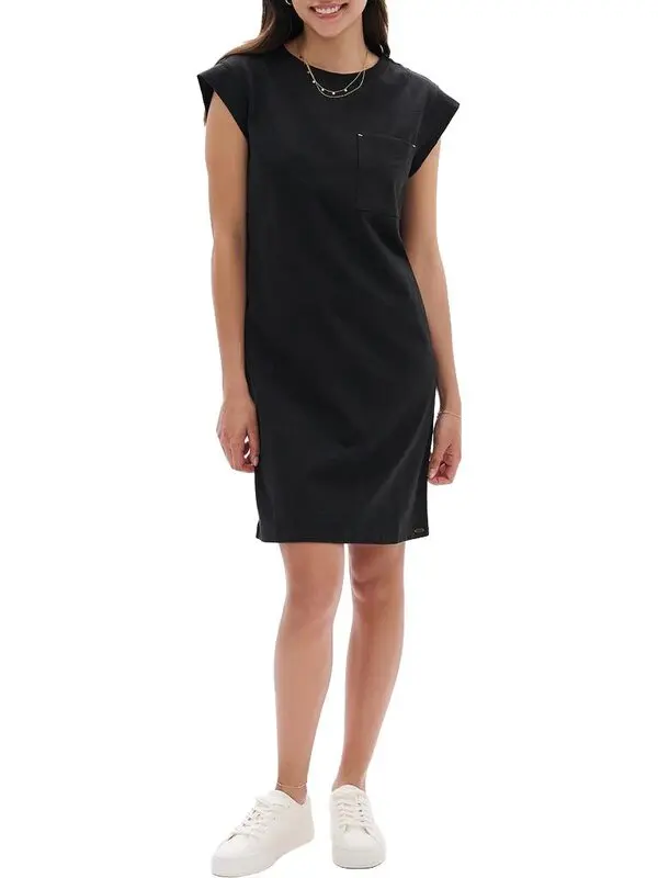 HATLEY Pocket T-shirt Dress - Caviar