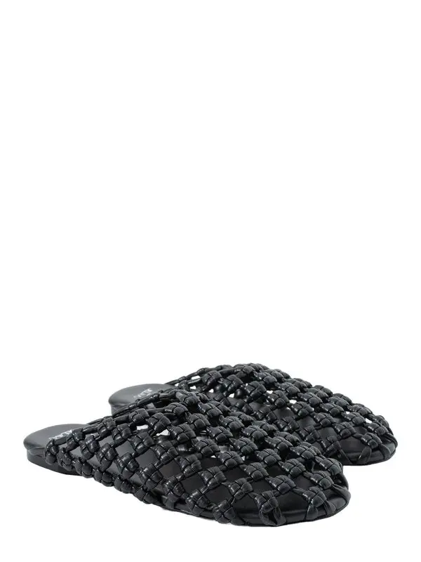JELAVU Giselle Woven Mule - Black