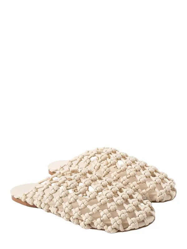 JELAVU Giselle Woven Mule - Bone