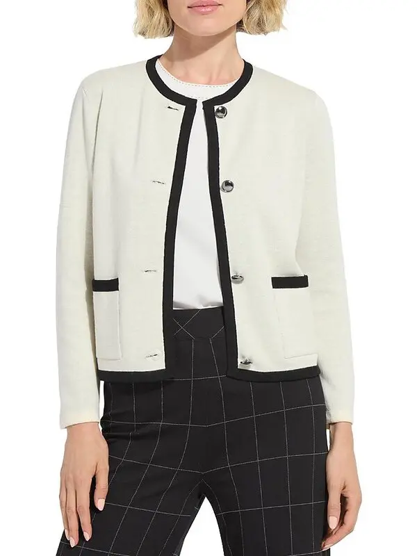 Lyssé Amal Sweater Jacket - Chalk