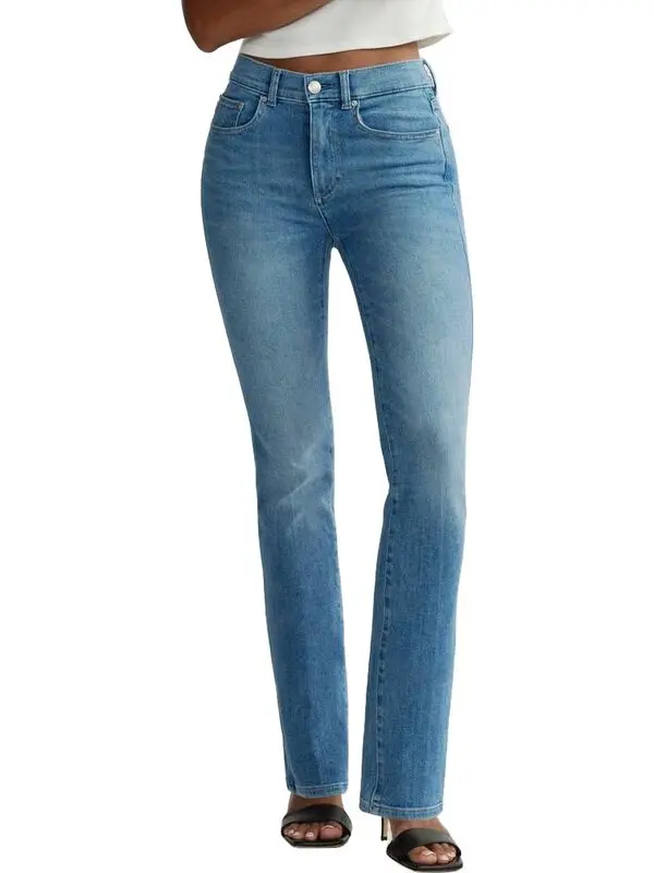 DL1961 Mara Instasculpt™ Straight Mid-rise Jeans - Provincetown