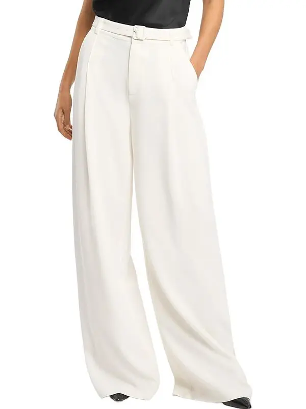 Cinq À Sept Eliah Belted Pants - Ivory