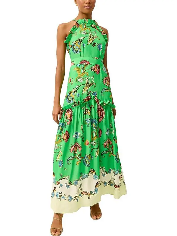 MARIE OLIVER Keenan Ruffle Maxi Dress - Sintra