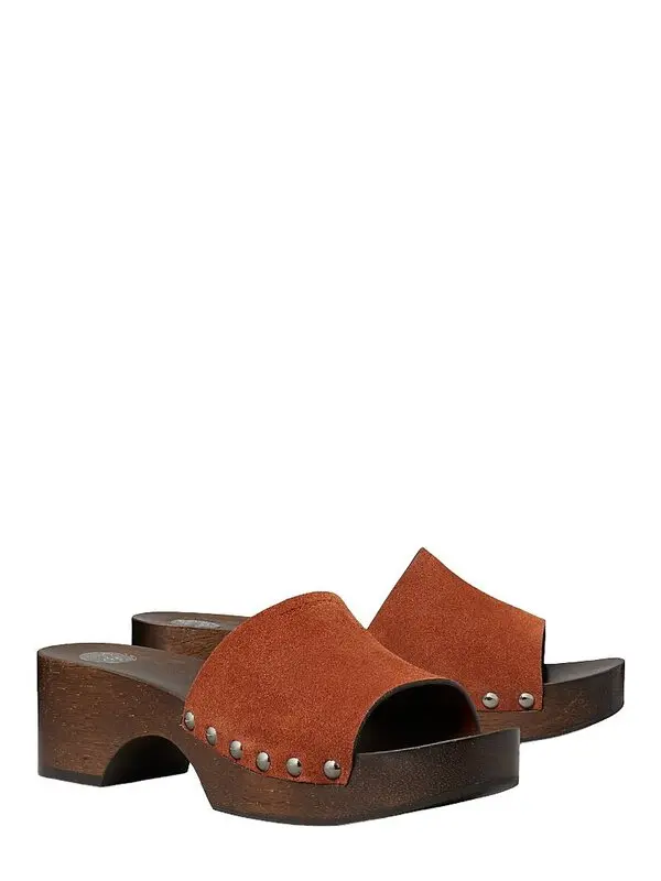 Tory Burch Clog Sandals - Sequoia