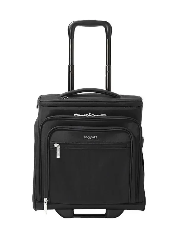 BAGGALLINI Expandable Underseat Carry-on Suitcase - Black