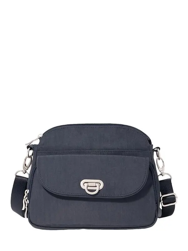BAGGALLINI Coastal Flip Lock Crossbody Bag - French Navy
