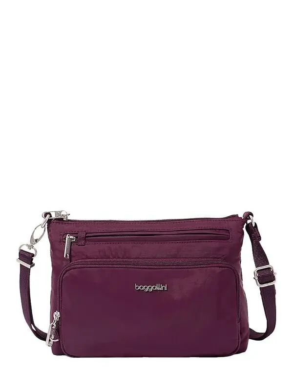 BAGGALLINI Classic Antitheft Keepsake Crossbody Bag - Mulberry