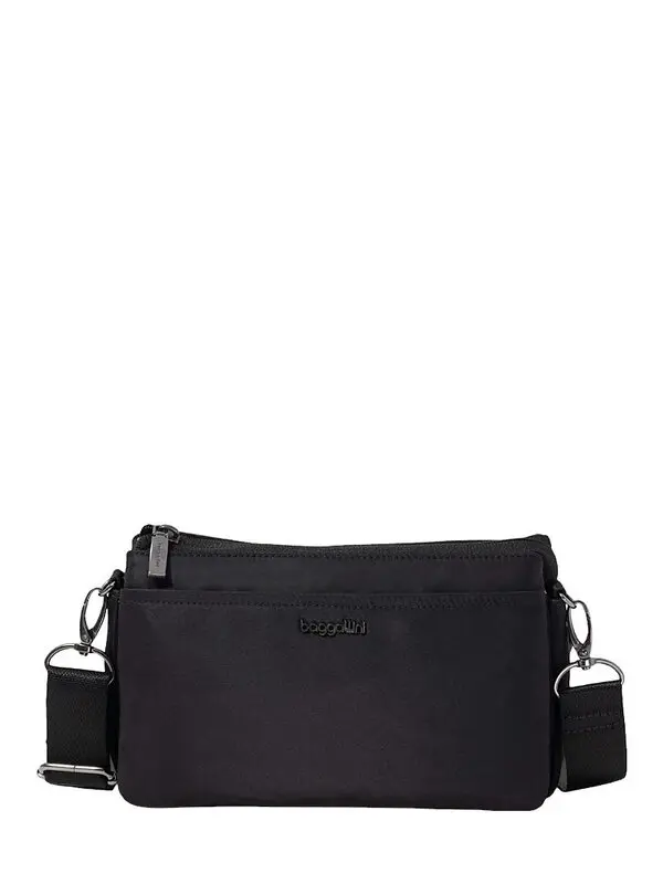 BAGGALLINI Perry Crossbody Bag - Black Twill