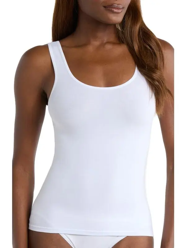 Nordstrom Seamless Square Neck Tank - White