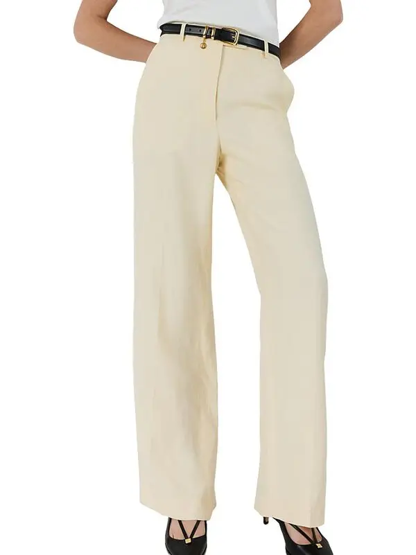 Gerard Darel Anya Straight Pants - Yellow