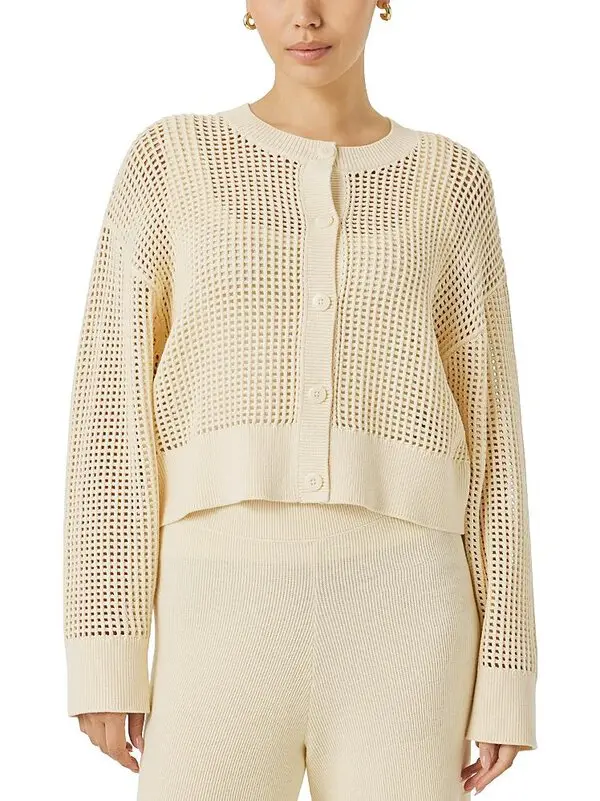 Splendid X Cj Open Stitch Cardigan Sweater - Daybreak