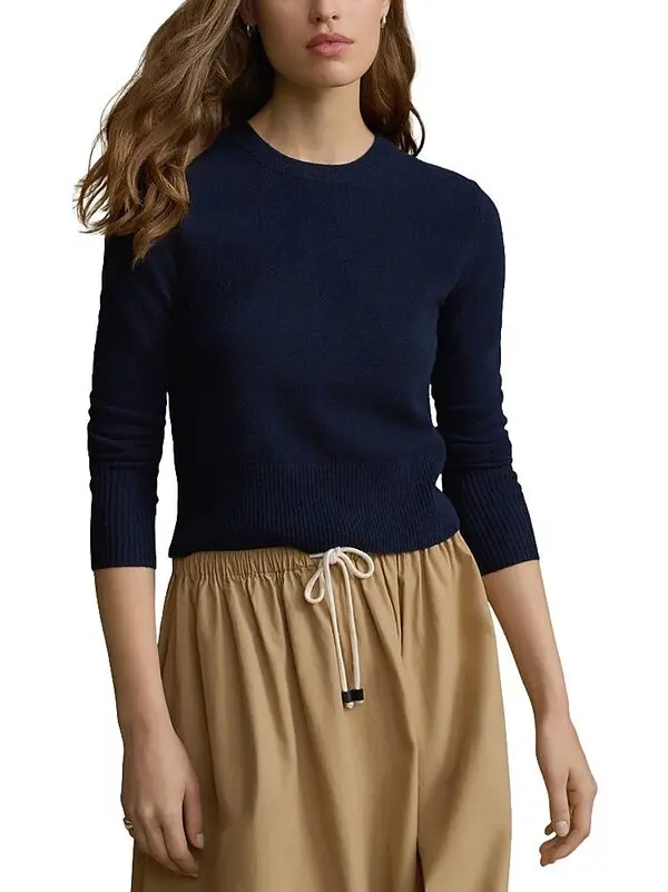 Jenni Kayne Leni Cashmere Sweater - Dark Navy