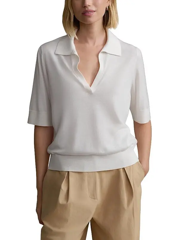 Jenni Kayne Courtney Wool Sweater - Ivory