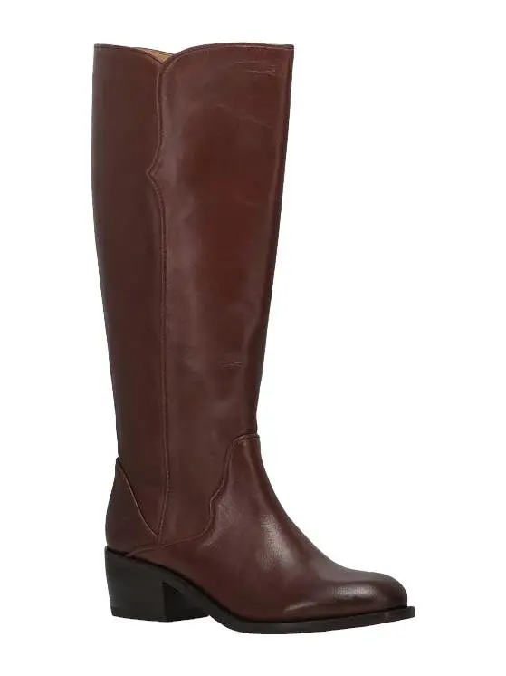 THE FRYE COMPANY Carson 2 Piping Knee High Boot - Saddle