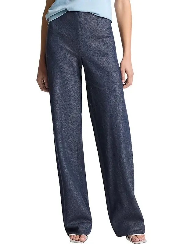 Vince Colette Chambray Pants - Indigo