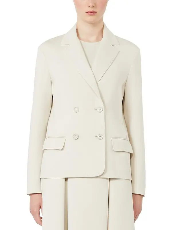 Max Mara Smmbadia Double-breasted Pea Coat - Beige
