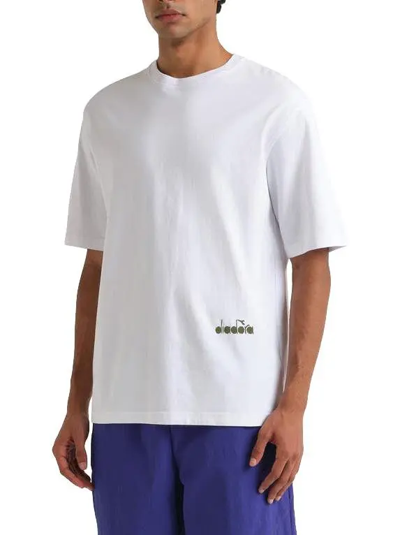 DIADORA Legacy Ii Embroidered Graphic T-shirt - Optical White