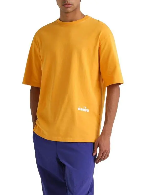 DIADORA Legacy Ii Embroidered Graphic T-shirt - Orange Mustard