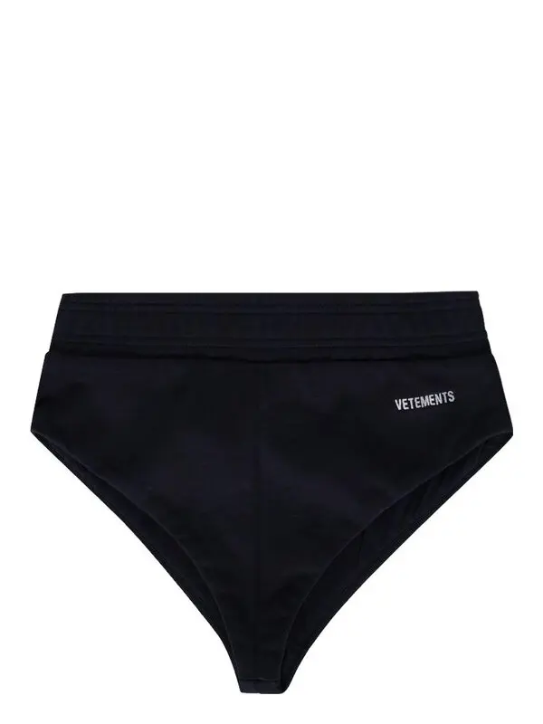 Vetements Jersey Hot Shorts - Navy