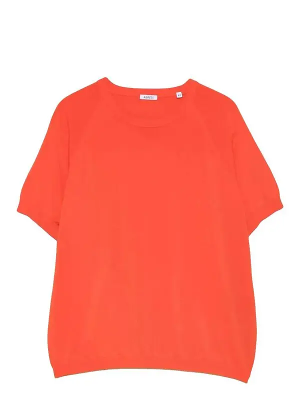 Aspesi Round-neck T-shirt - Orange