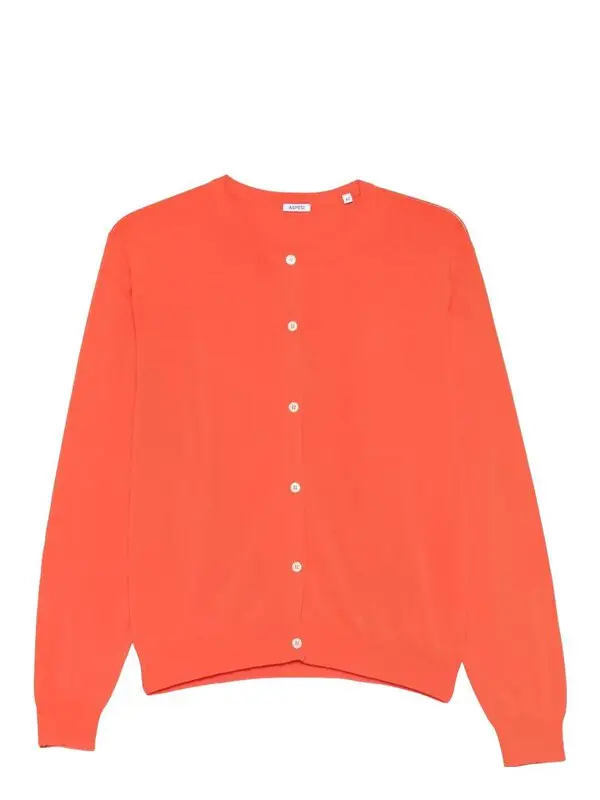 Aspesi Buttoned Cardigan - Orange