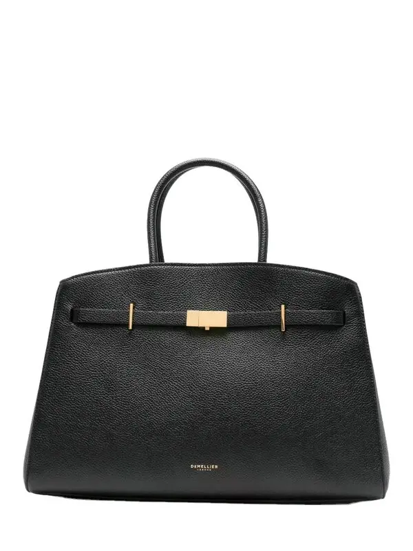 DEMELLIER Hudson Buckle Tote Bag - Black