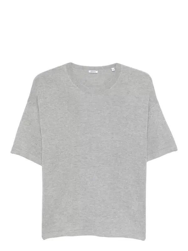Aspesi Crew Neck Short-sleeve T-shirt - Grey