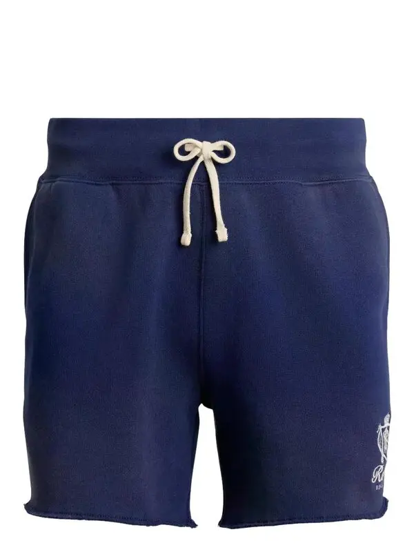 Polo Ralph Lauren Graphic-print Drawstring Shorts - Blue