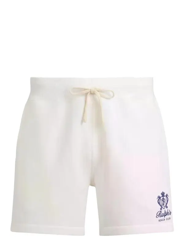 Polo Ralph Lauren Drawstring Graphic-print Shorts - Neutrals