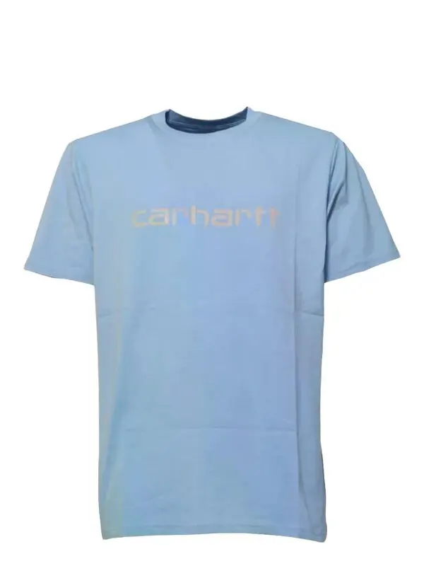 Carhartt Work In Progress Logo T-shirt - Blue