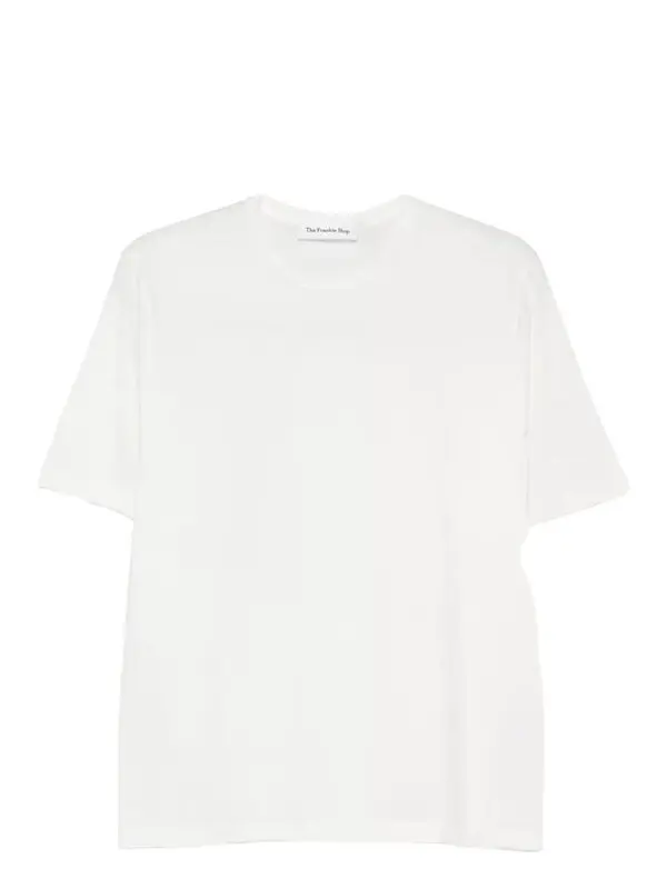 THE FRANKIE SHOP Harper Soft Crew-neck T-shirt - White