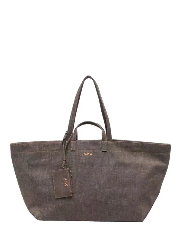 A.p.c. Drummer Tote Bag - Brown