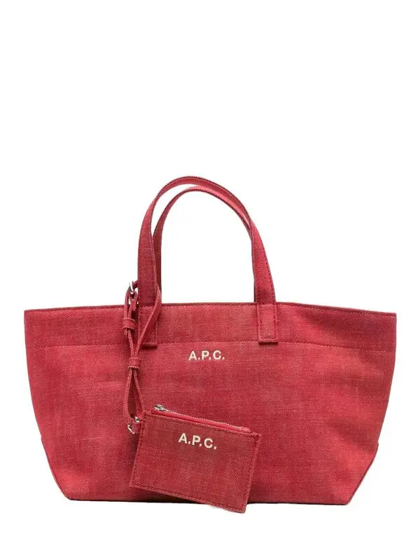 A.p.c. Small Drummer Tote Bag - Red