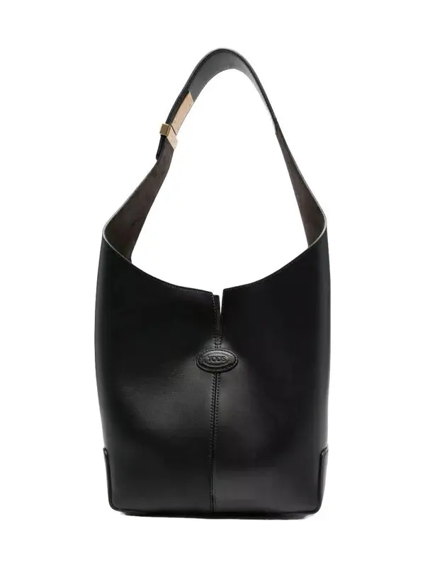 TOD'S Di Bag Folio Shoulder Bag - Black