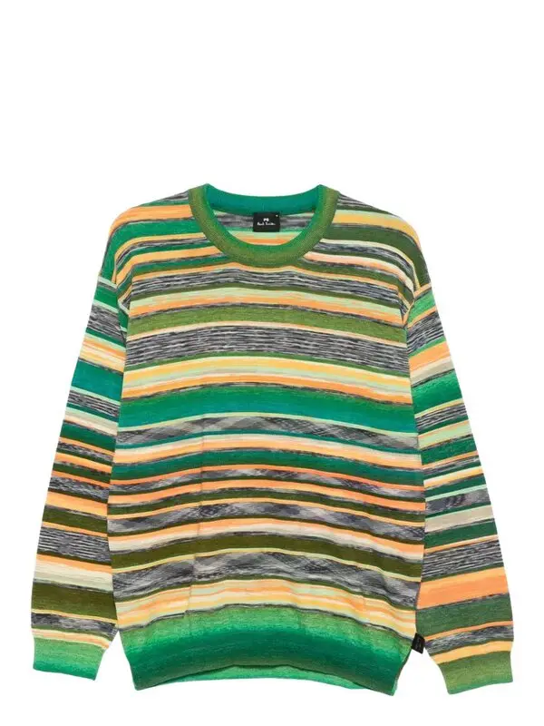 Paul Smith Striped Sweater - Green