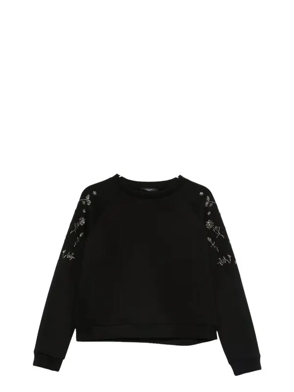 Max Mara Embellished Sweatshirt - Black