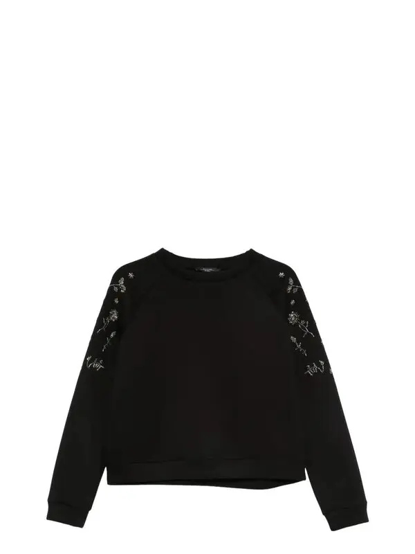 Max Mara Embellished Sweatshirt - Black