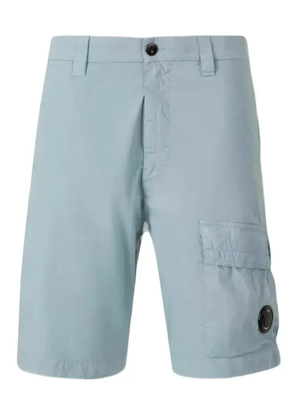 C.P. COMPANY Lens-detail Cargo Shorts - Blue