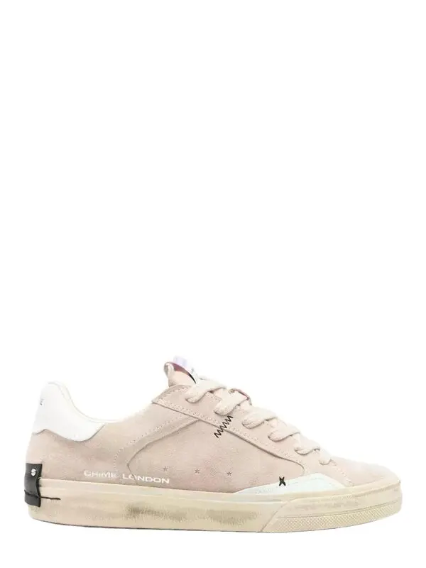 CRIME LONDON Leather Low-top Sneakers - Neutrals