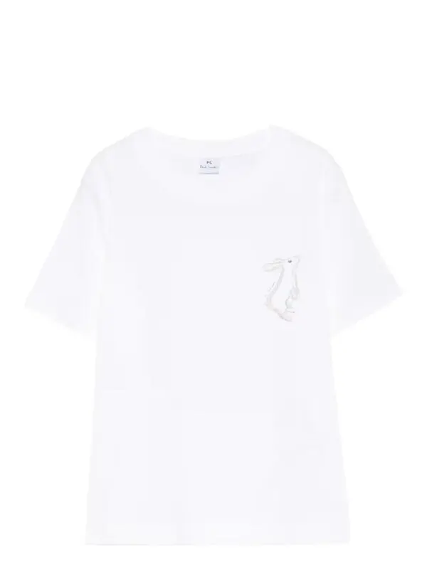 Paul Smith Rabbit-print T-shirt - White