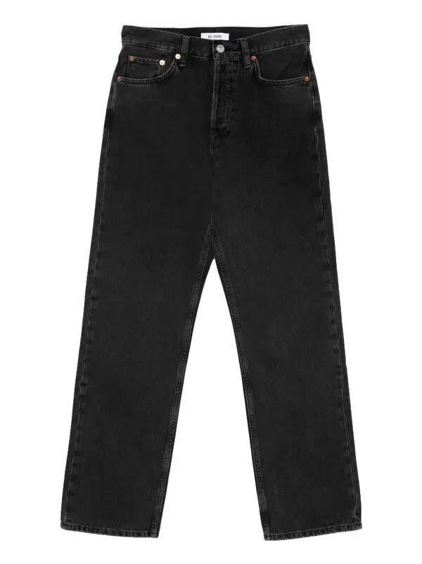 RE/DONE Straight-leg Jeans - Black