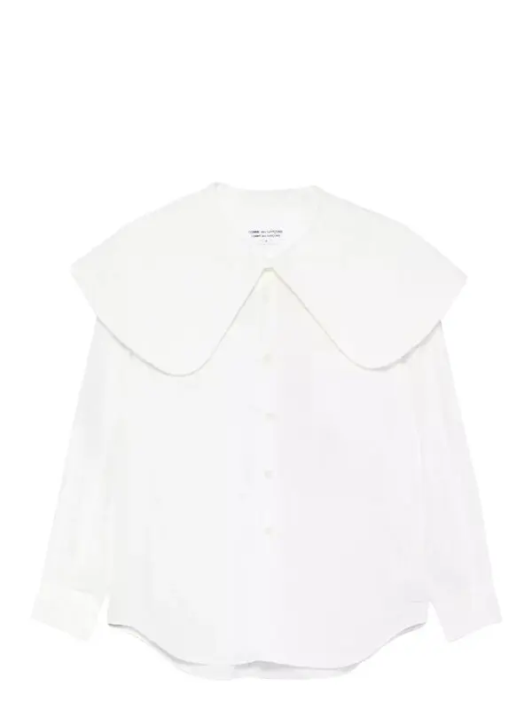 Comme Des Garçons Oversized-collar Shirt - White