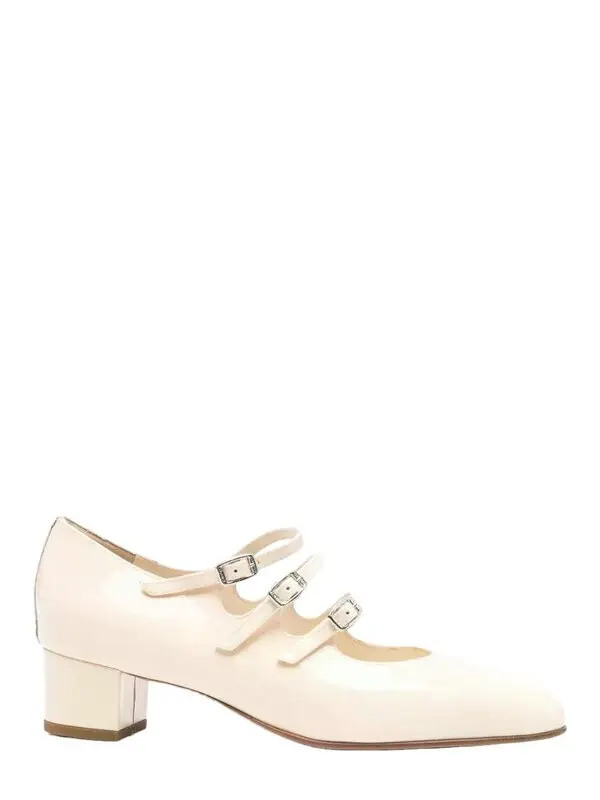 CAREL Kina Triple-strap Pumps - Neutrals