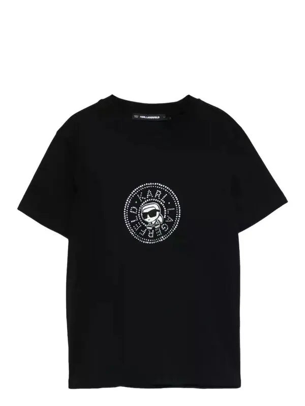 Karl Lagerfeld Ikon Circle T-shirt - Black