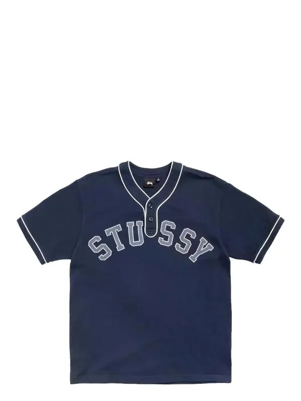 StÜssy Arch Baseball Jersey - Blue