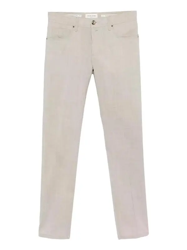 Jacob Cohen Button-fastening Trousers - Neutrals