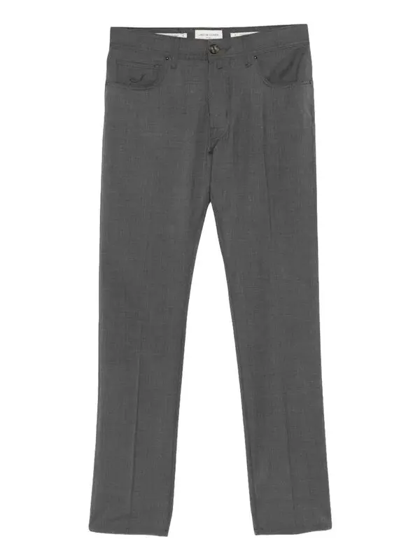 Jacob Cohen Button-fastening Trousers - Grey